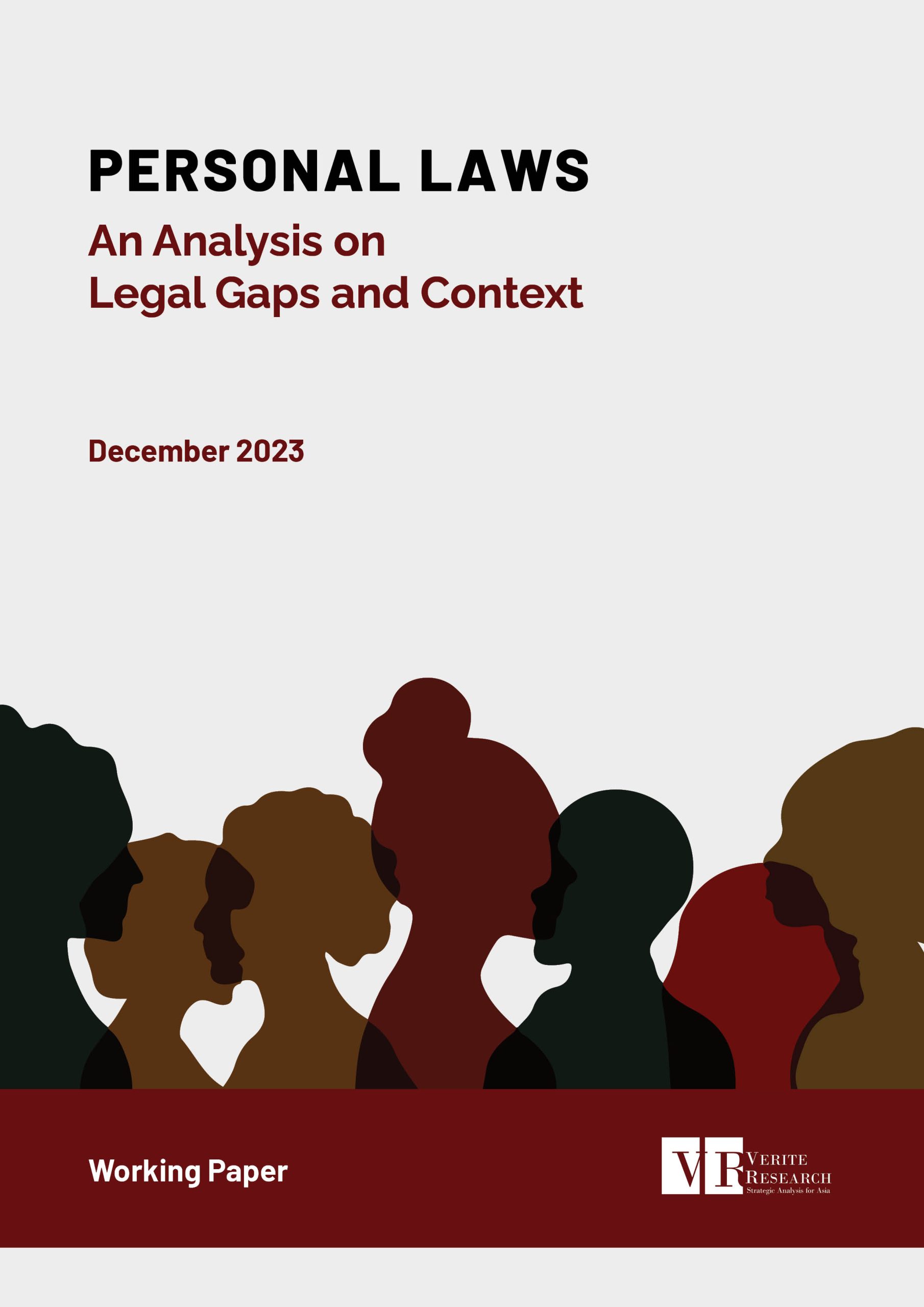 Personal Laws - An Analysis on Legal Gaps and Context | Verité Research